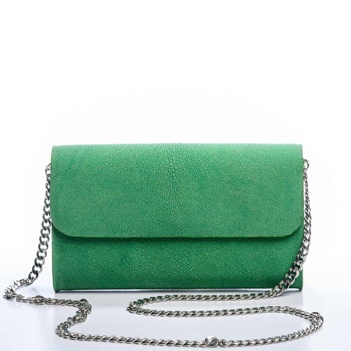 Lady Victoria Clutch, Green Stingray – Baron Paris